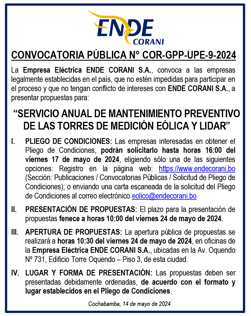 Convocatorias Públicas